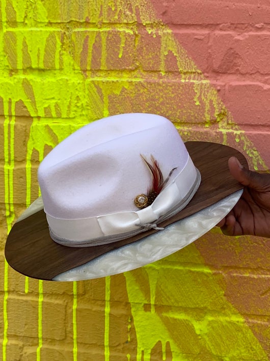 COCAINA WOOD BRIM FEDORA – The Dapper Renaissance